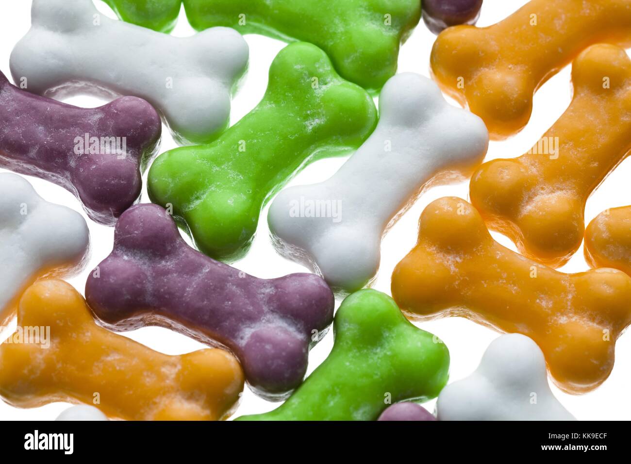 colorful bone shape candy Stock Photo - Alamy