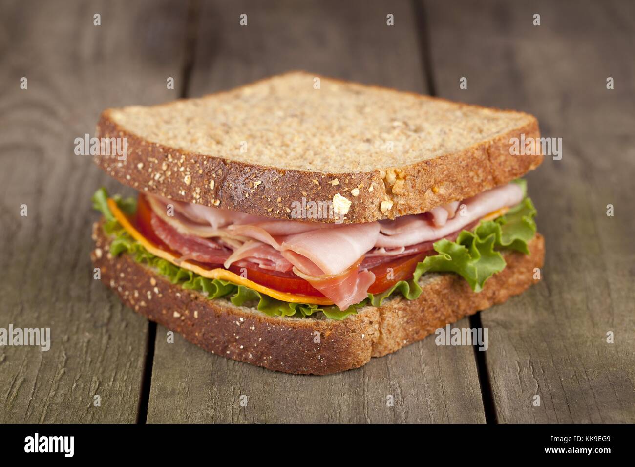 delicious ham sandwich Stock Photo - Alamy