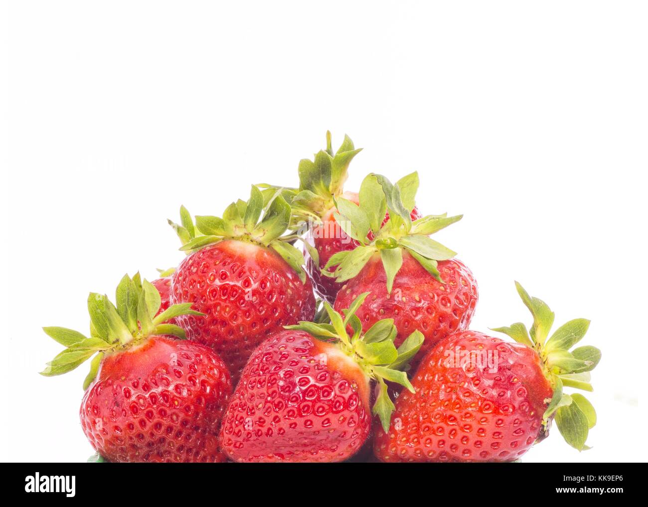 fresh whole individual strawberries Stock Photo - Alamy