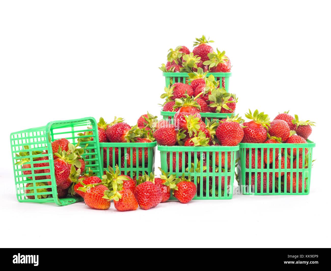 fresh whole individual strawberries Stock Photo - Alamy