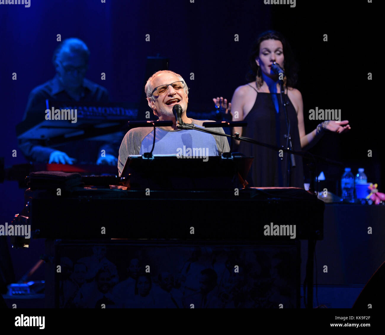 BETHEL, NY - JULY 09: Walter Becker and Donald Fagen of Steely Dan ...