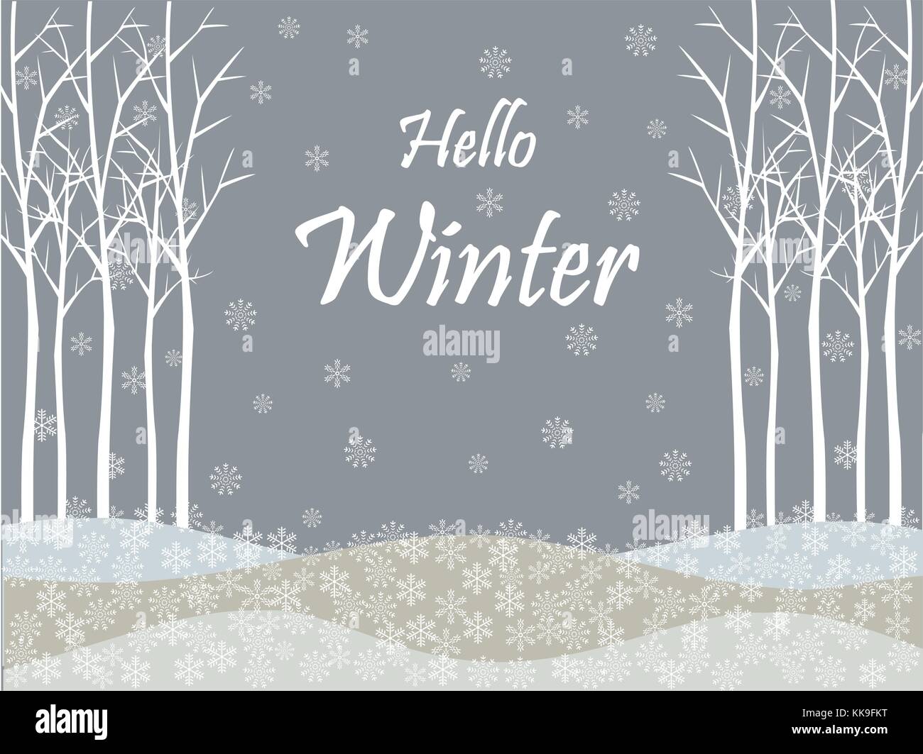 Hello winter holiday season background Stock Vector Image & Art - Alamy