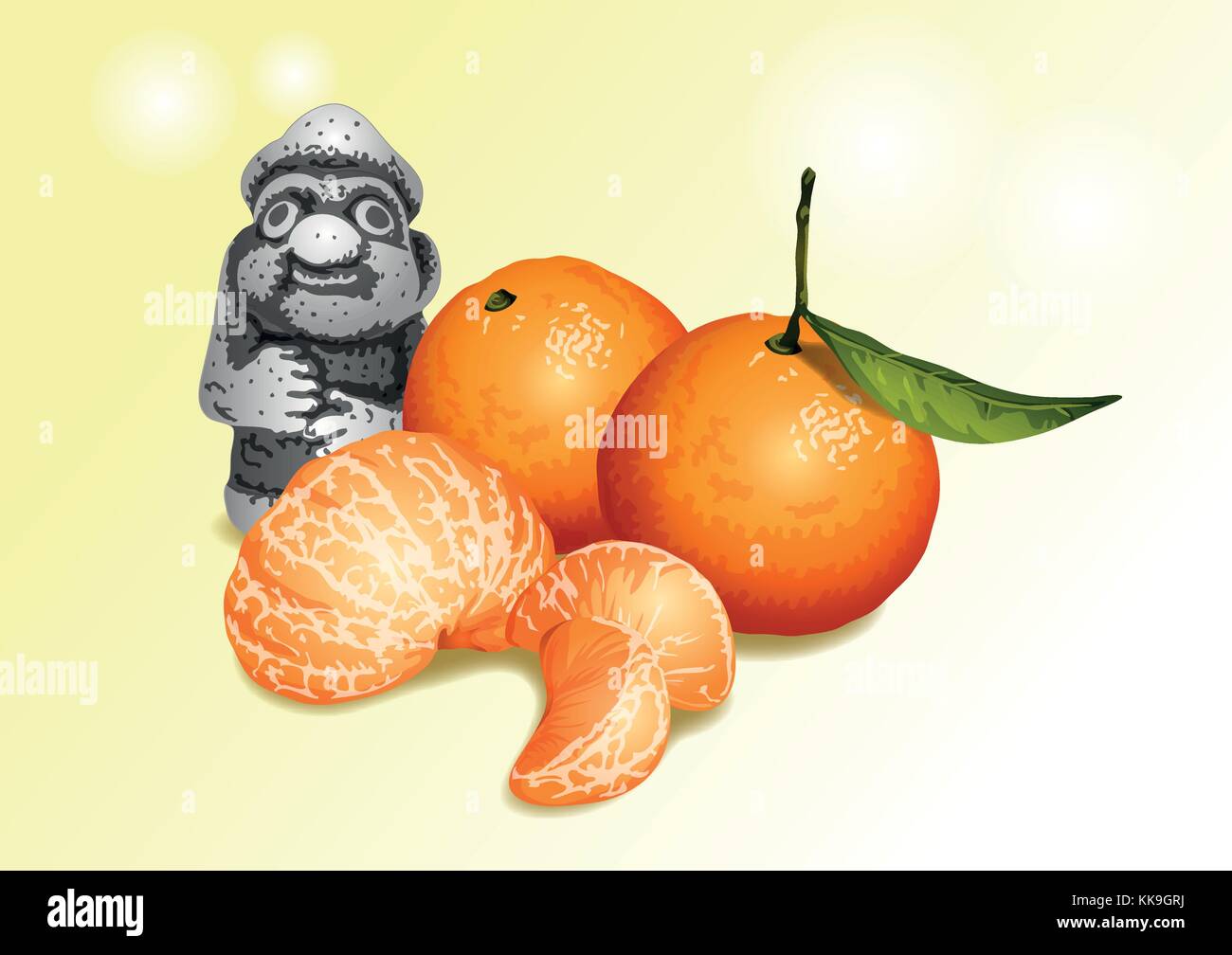 Fruit objects - Apple, tomato, chestnut, etc 012 Stock Vector Image ...