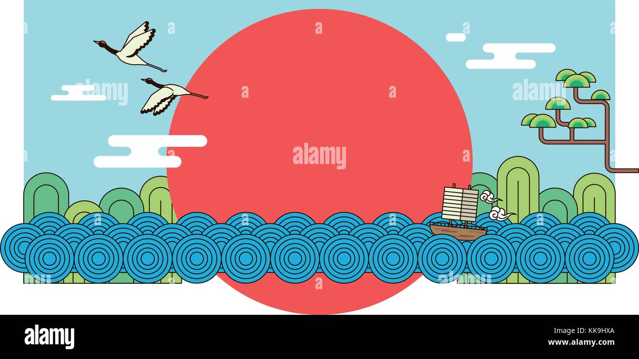 Korean traditional pattern background 002 Stock Vector Image & Art - Alamy