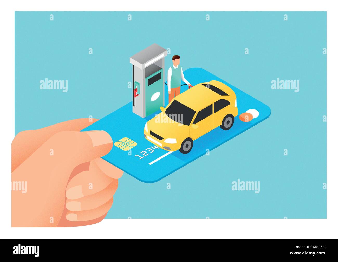 Finger Noodle Stock Vector Images - Alamy