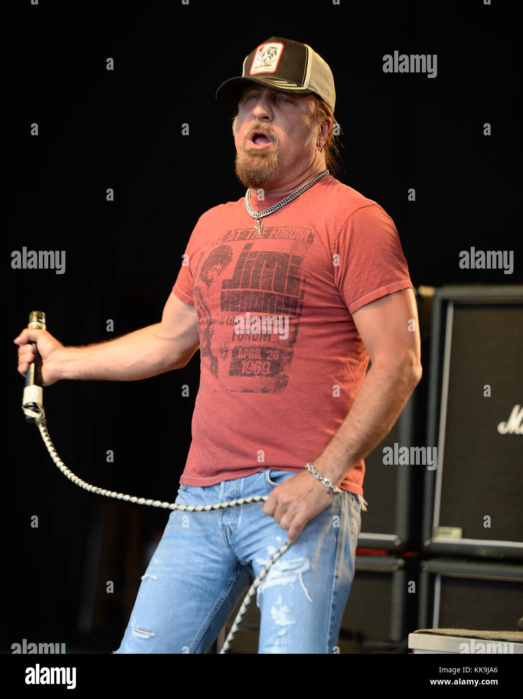 POMPANO BEACH FL - JULY 22: Jesse James Dupree of Jackle performs at ...