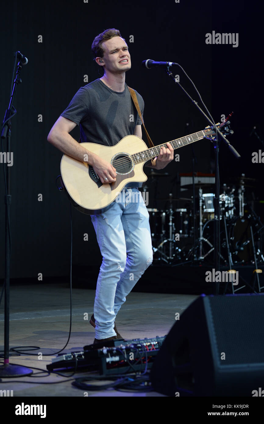 BOCA RATON - JULY 15: James TW performs at The Mizner Park Amphitheatre ...
