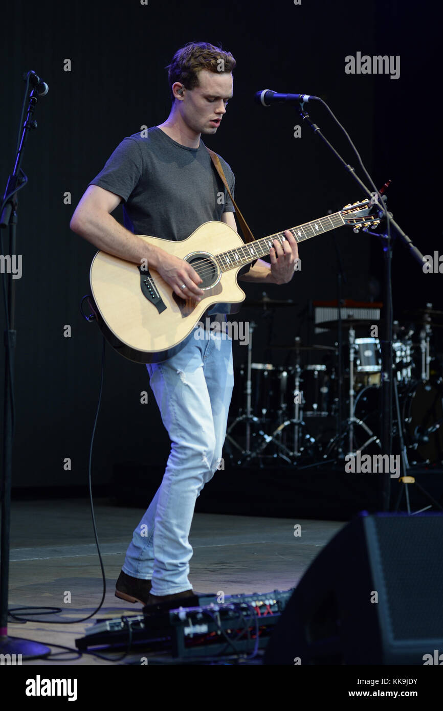 BOCA RATON - JULY 15: James TW performs at The Mizner Park Amphitheatre ...