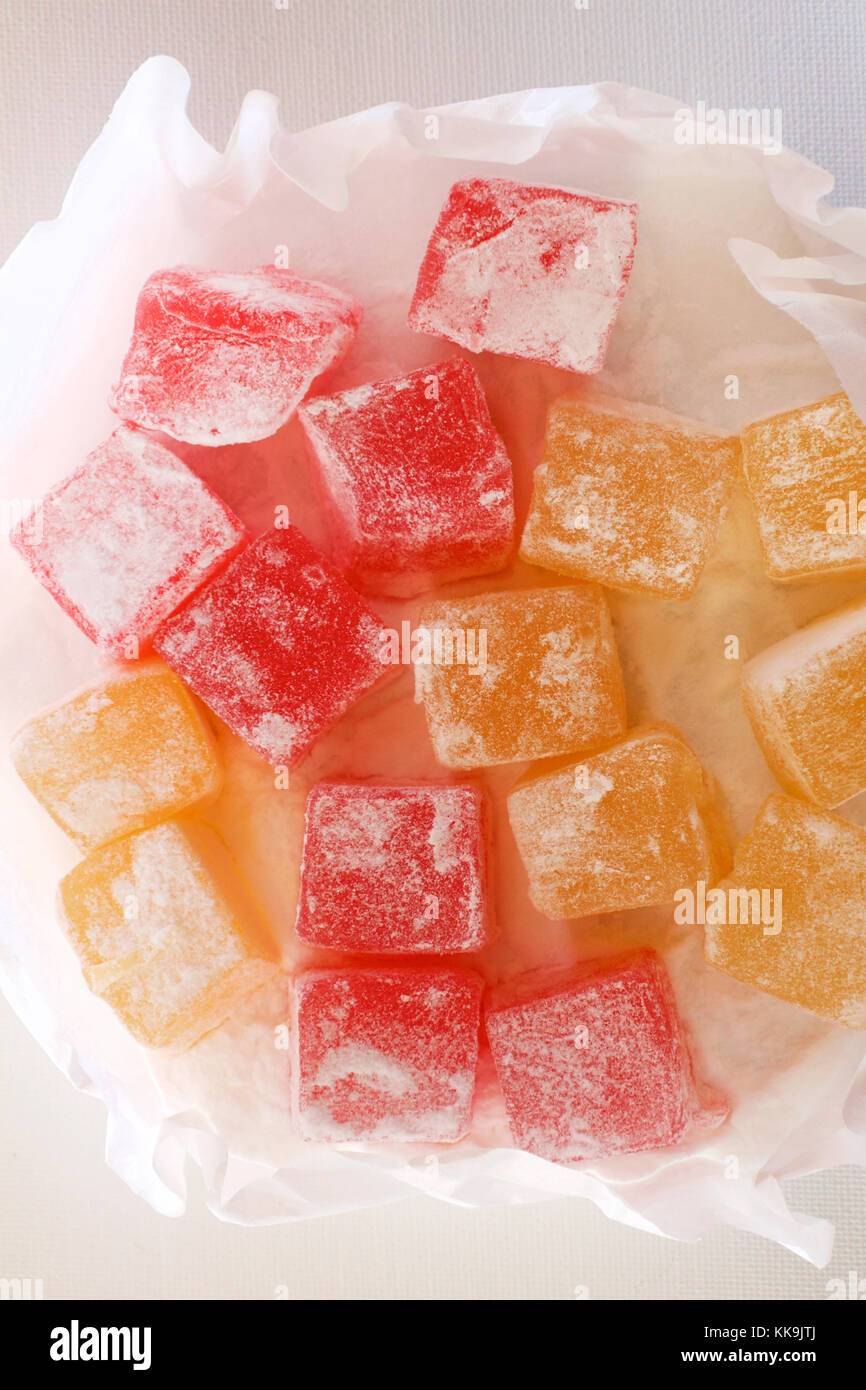 Packaged Turkish delight Stock Photo - Alamy
