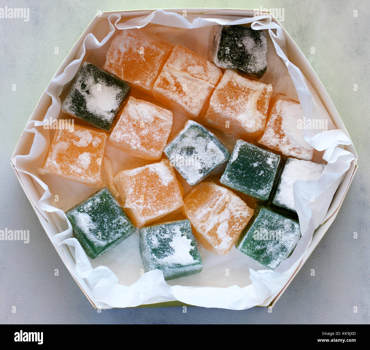 Packaged Turkish delight Stock Photo - Alamy