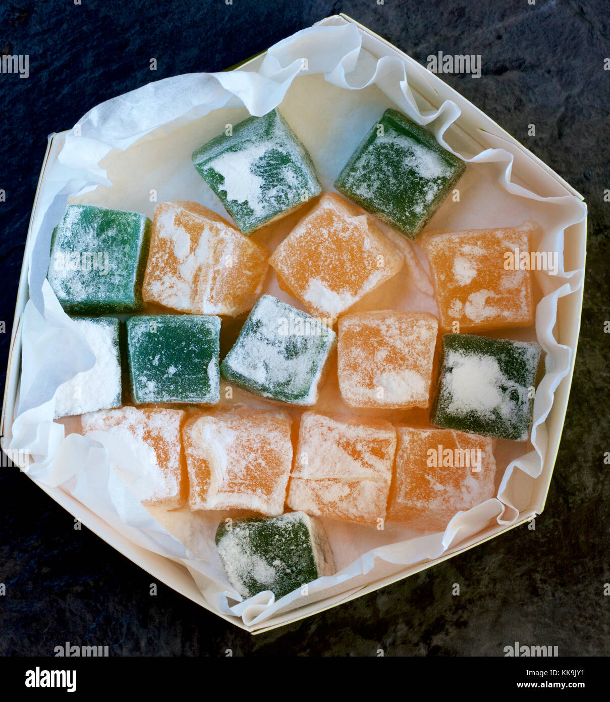 Packaged Turkish delight Stock Photo - Alamy