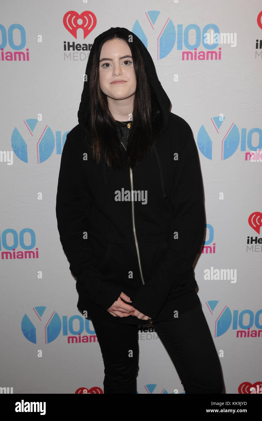 FORT LAUDERDALE, FL - JULY 07: Kiiara poses for a portrait at radio ...