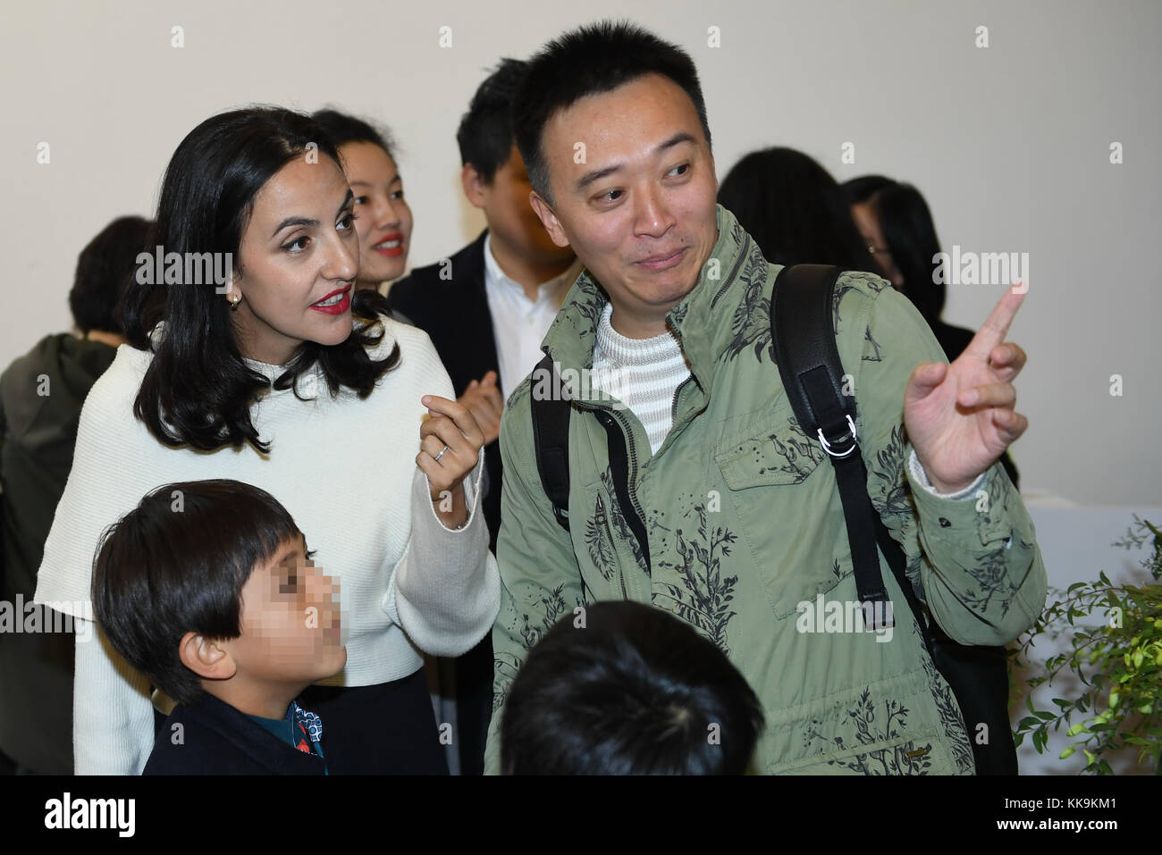French photographer Anaistamo Martane, the wife of Chinese actor Liu Ye ...