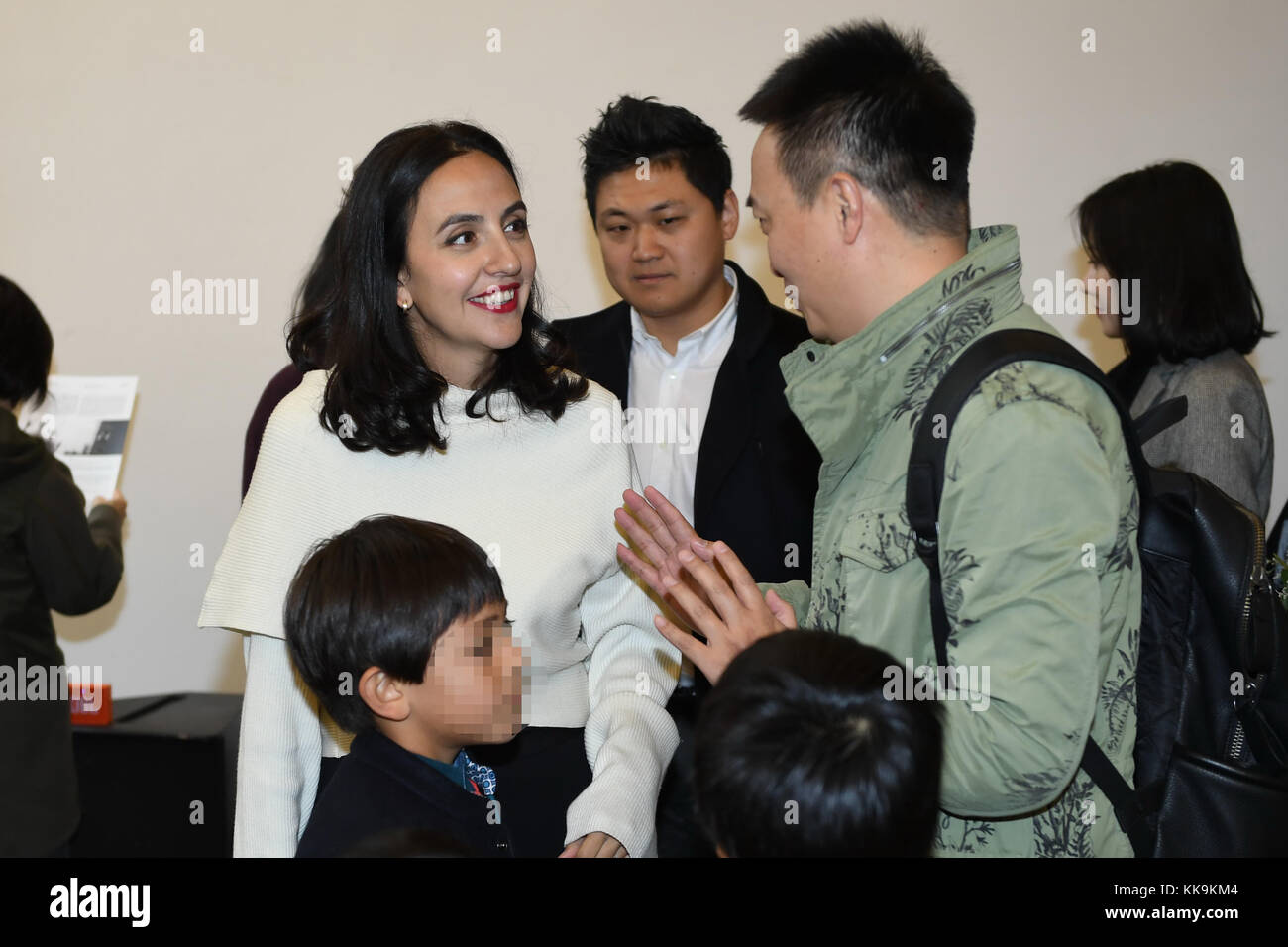 French photographer Anaistamo Martane, the wife of Chinese actor Liu Ye ...