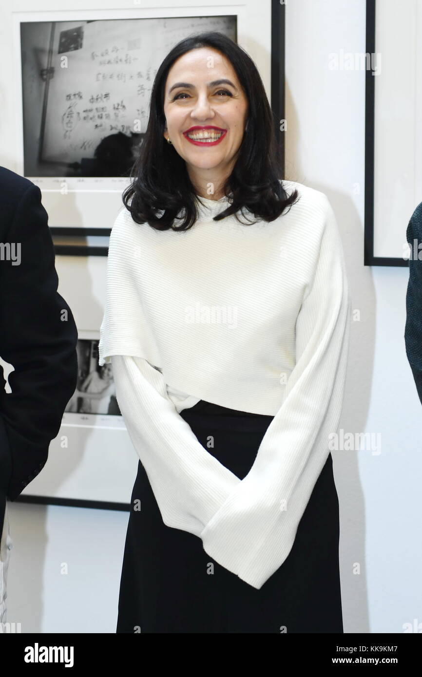 French photographer Anaistamo Martane, the wife of Chinese actor Liu Ye ...