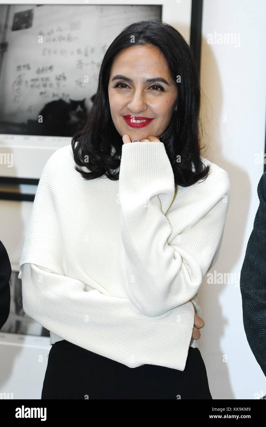 French photographer Anaistamo Martane, the wife of Chinese actor Liu Ye ...