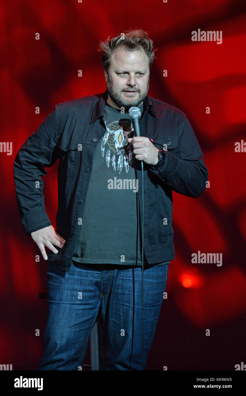 HOLLYWOOD FL - JANUARY 30: Comedian Forrest Shaw performs at Hard Rock ...