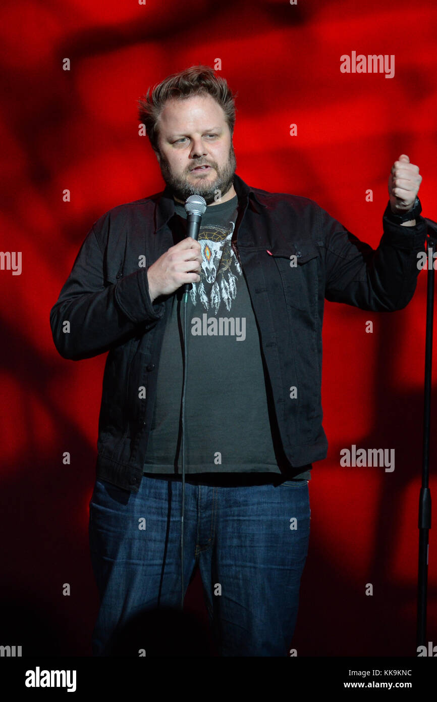HOLLYWOOD FL - JANUARY 30: Comedian Forrest Shaw performs at Hard Rock ...