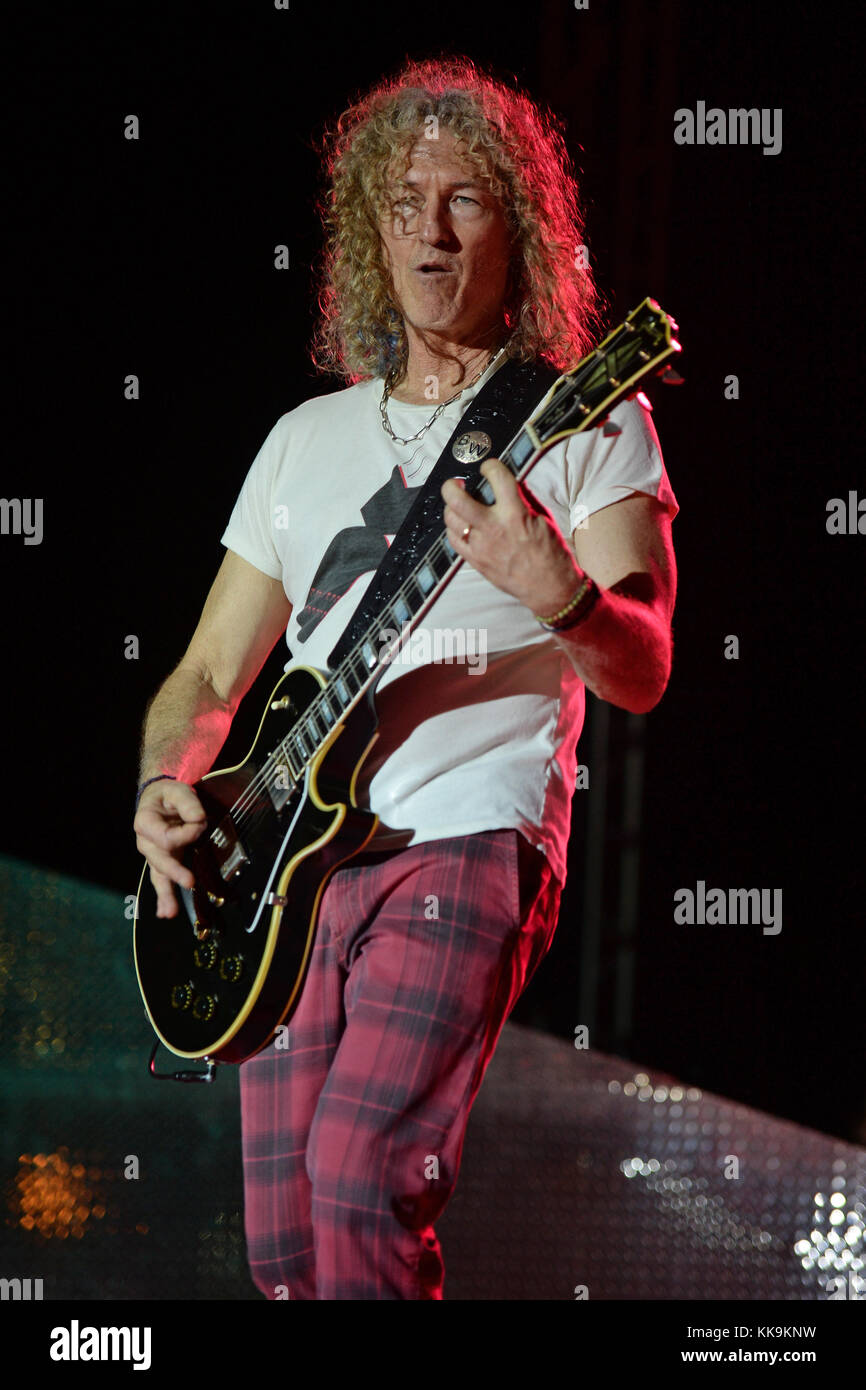 MIAMI, FL - MARCH 12: Bruce Watson of Foreigner performs at The Magic ...
