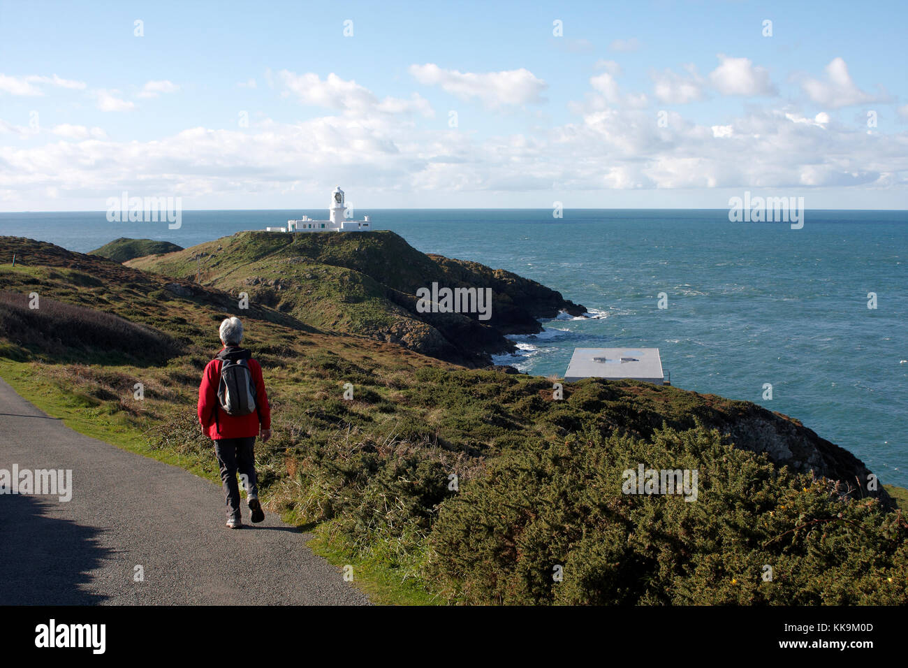 Strumble Head Lighthouse, Pembrokeshire Stock Photo - Alamy