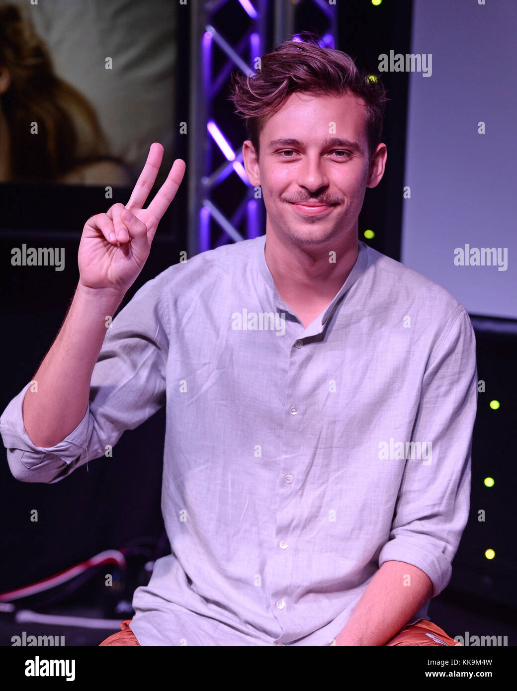 HOLLYWOOD, FL - MAY 20: Music Producer Flume poses for a portrait at ...