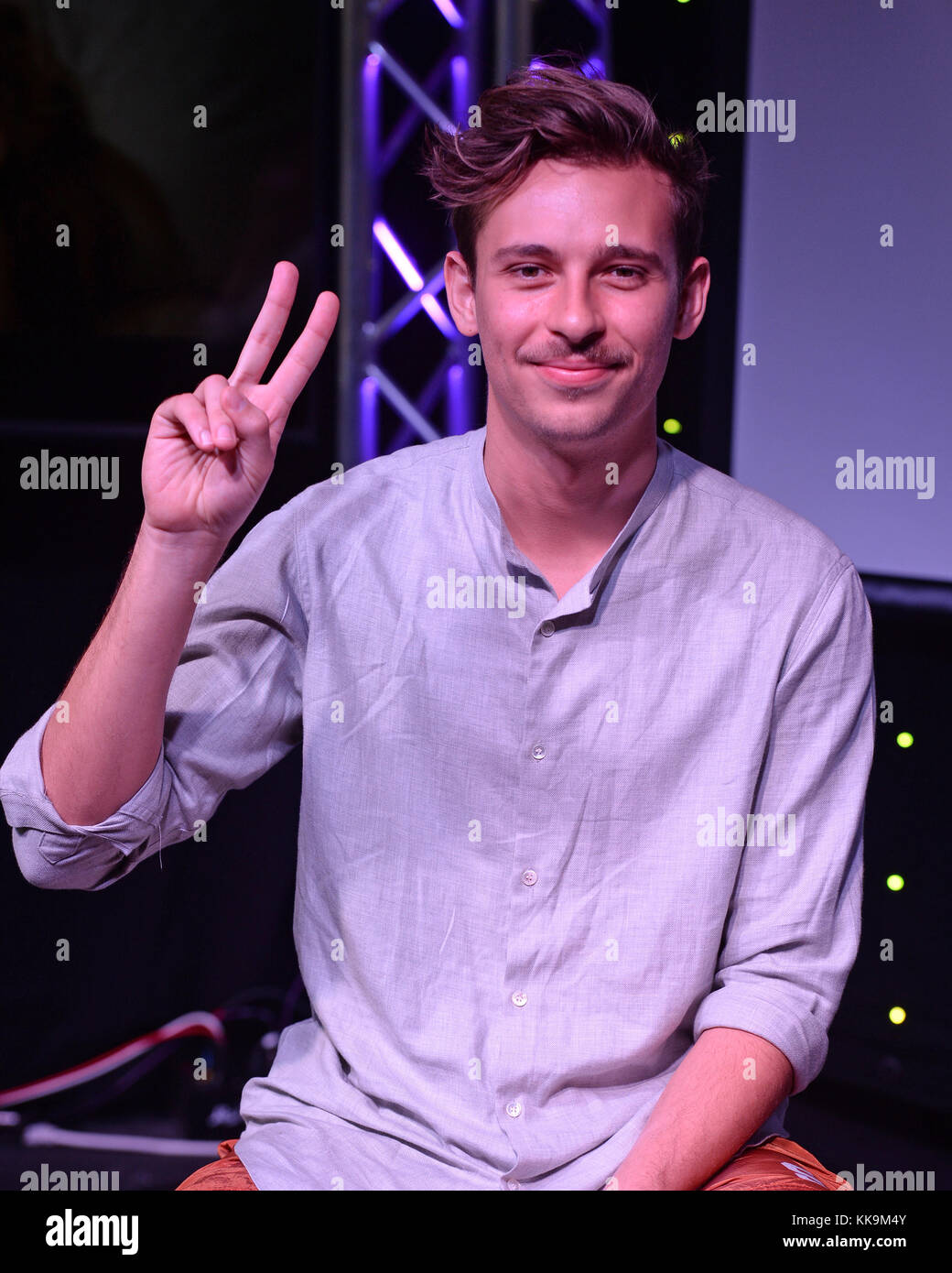HOLLYWOOD, FL - MAY 20: Music Producer Flume poses for a portrait at ...