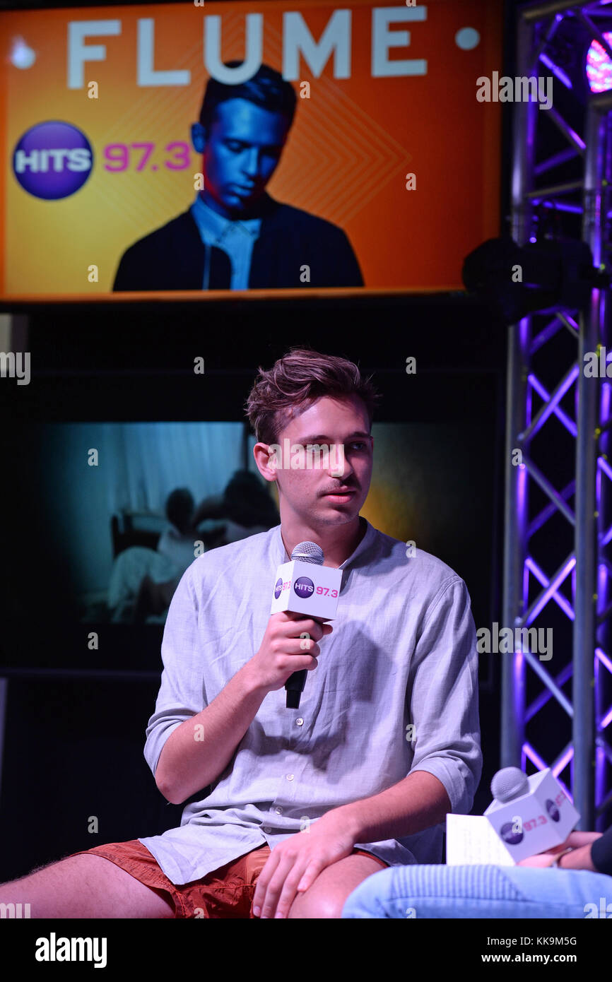 HOLLYWOOD, FL - MAY 20: Music Producer Flume poses for a portrait at ...
