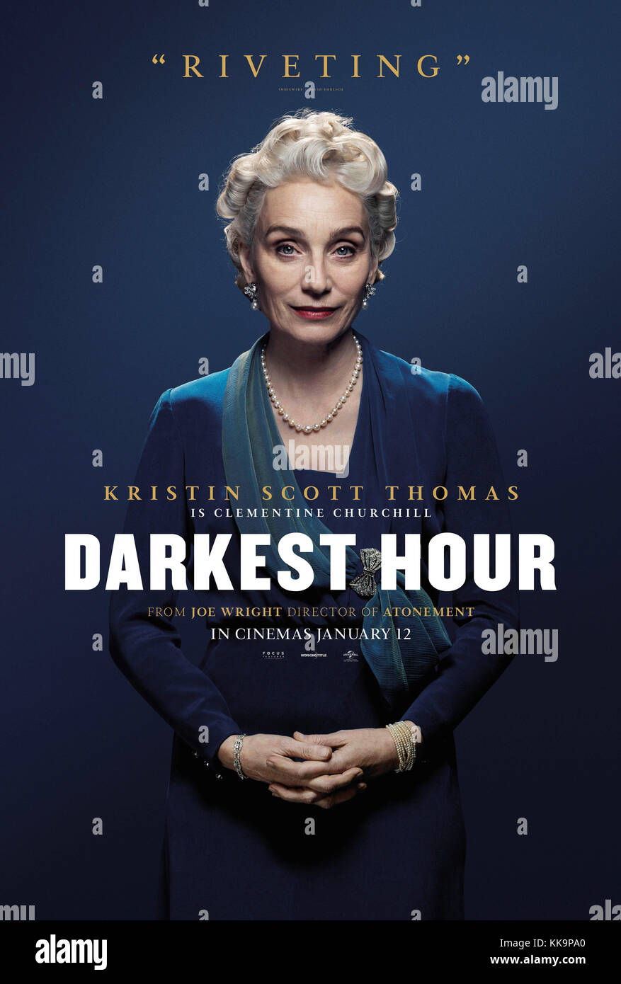 DARKEST HOUR, British character poster, Kristin Scott Thomas, as ...