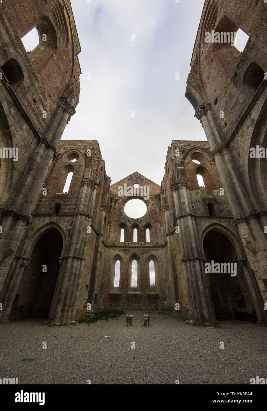 Abbey of Saint Galgano (Italy) - Old catholic monastery in a isolated ...