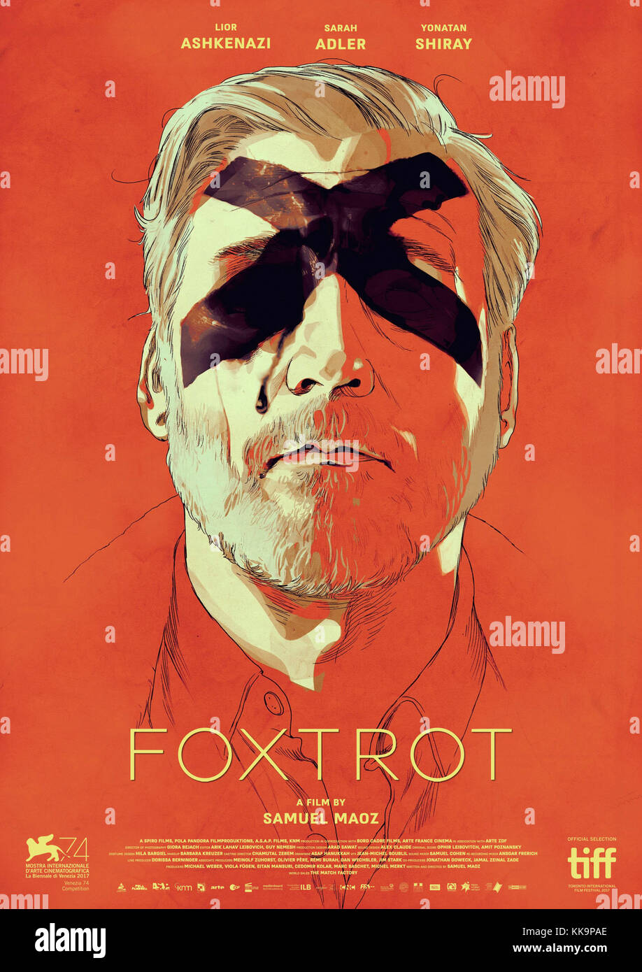 FOXTROT, poster, Lior Ashkenazi, 2017. © Sony Pictures Classics ...