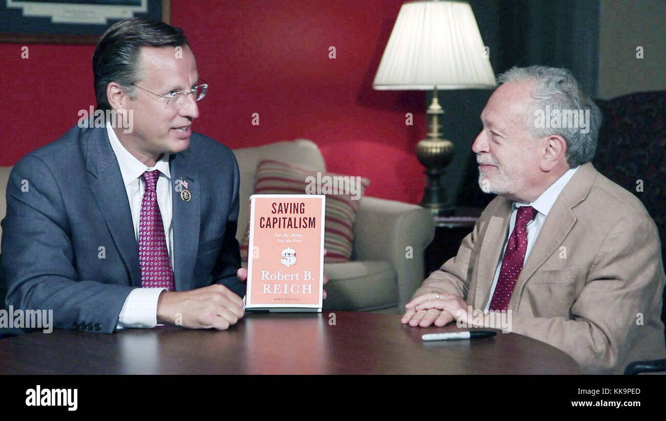 SAVING CAPITALISM, Robert Reich (right), 2017. © Netflix /Courtesy ...