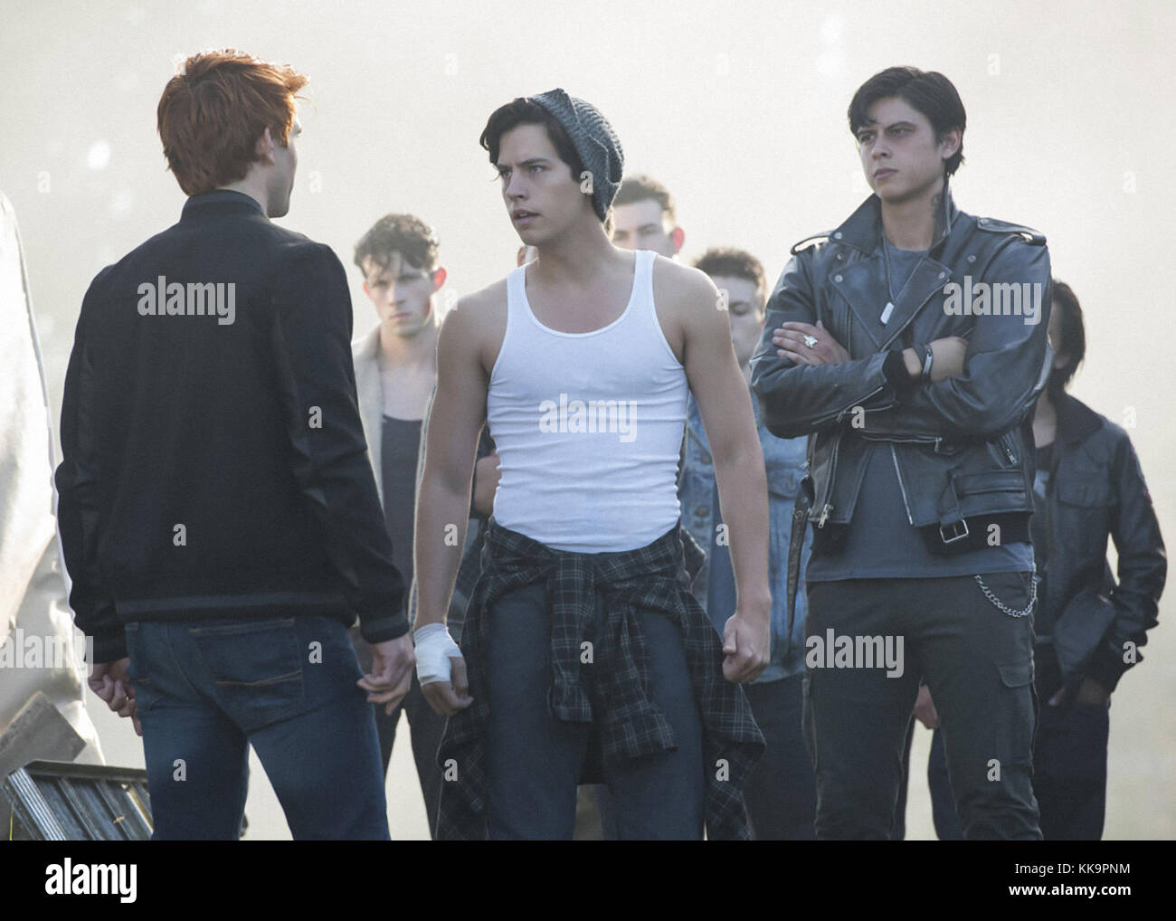 RIVERDALE, l-r: KJ Apa as Archie Andrews, Cole Sprouse as Jughead Jones ...