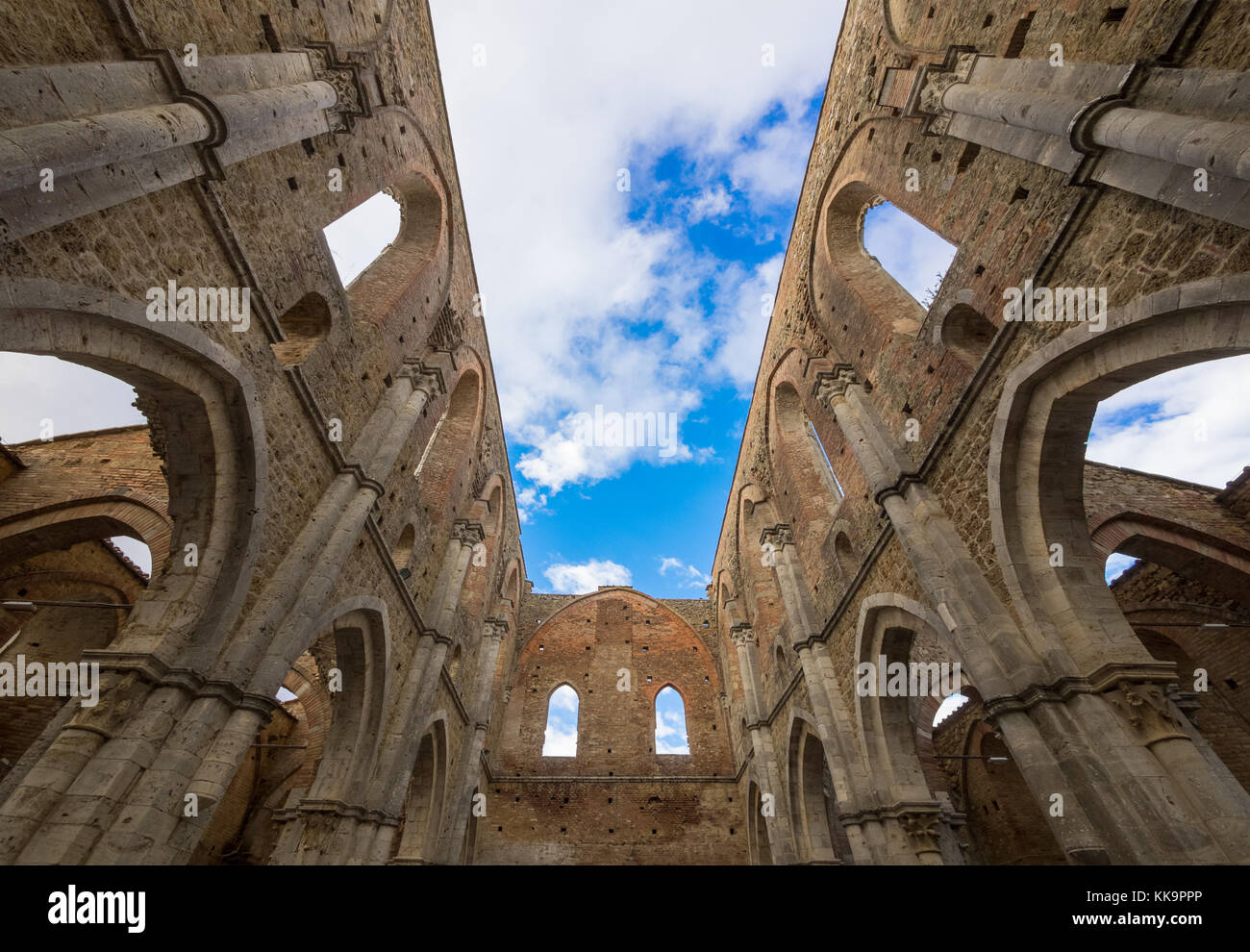 Abbey of Saint Galgano (Italy) - Old catholic monastery in a isolated ...