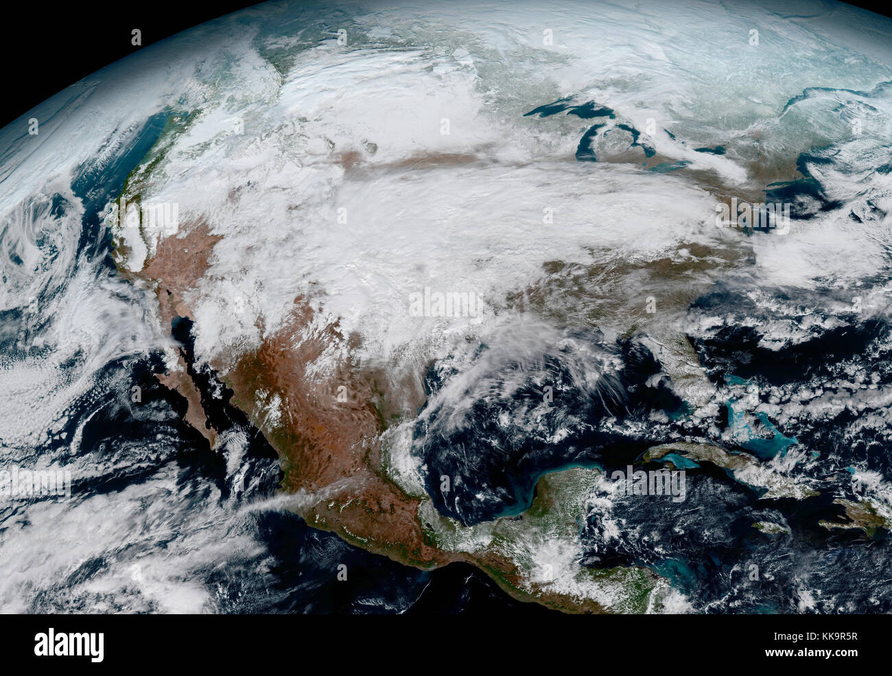 Nasa Aerial View Of Usa