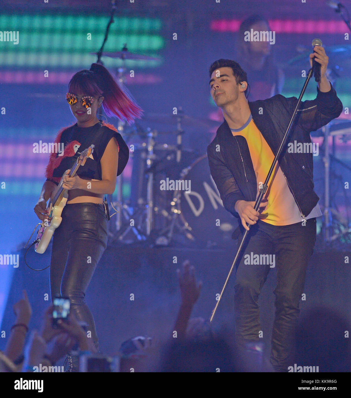 MIAMI BEACH, FL - MAY 21: Recording artist Joe Jonas of DNCE performs ...