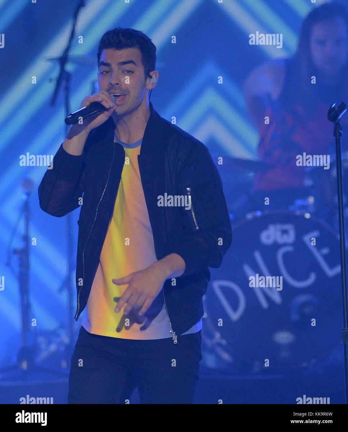 MIAMI BEACH, FL - MAY 21: Recording artist Joe Jonas of DNCE performs ...