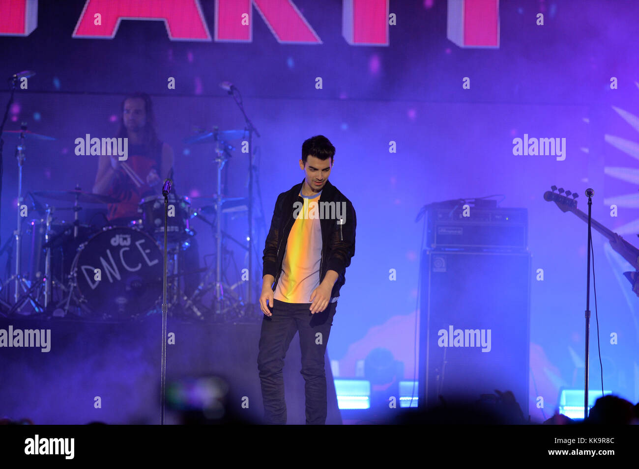 MIAMI BEACH, FL - MAY 21: Recording artist Joe Jonas of DNCE performs ...