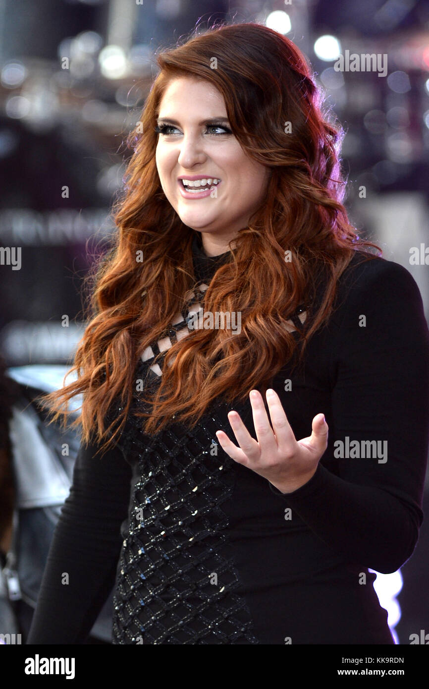 NEW YORK, NY - JUNE 21: Singer-songwriter Meghan Trainor Performs On ...