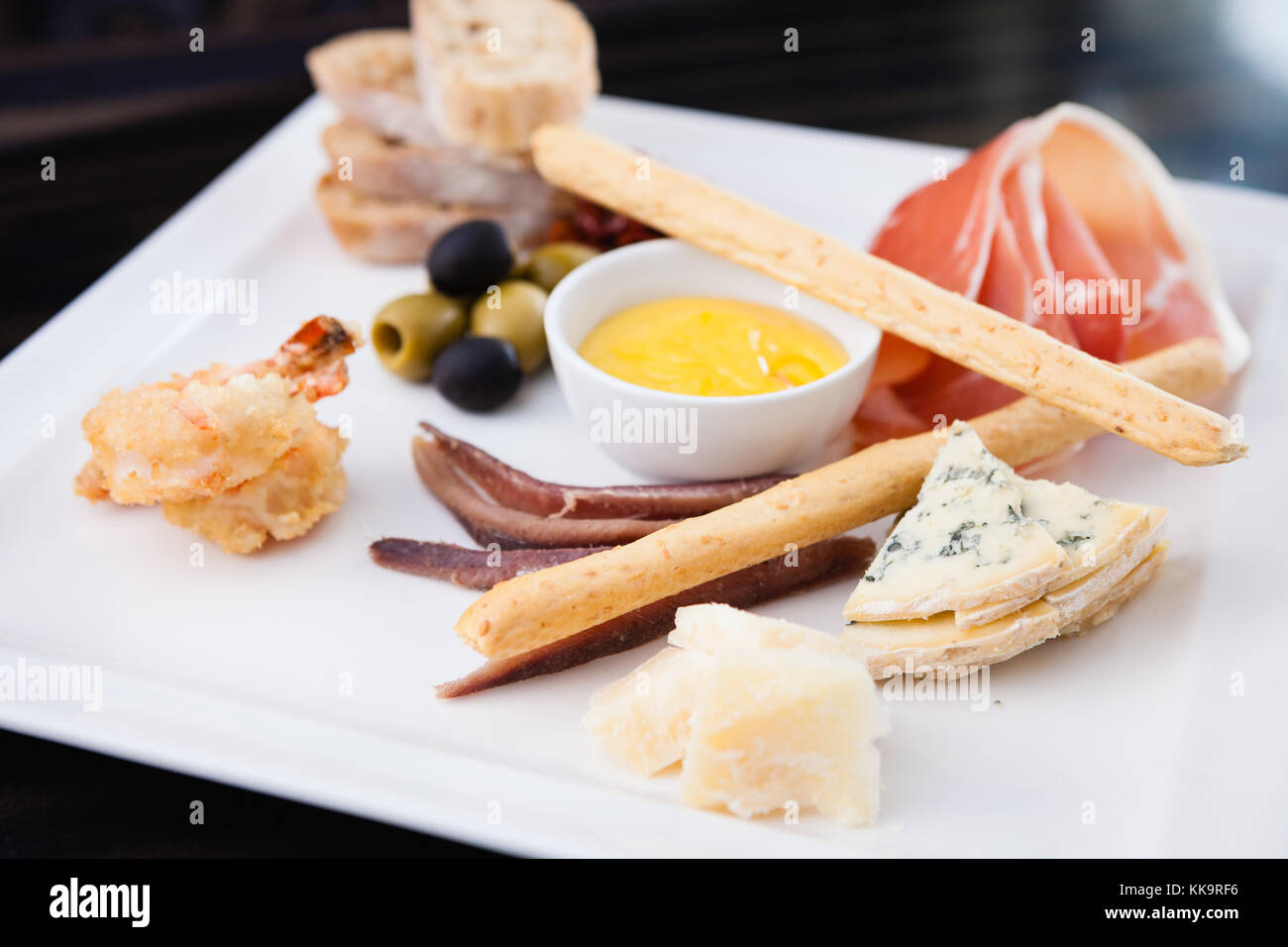 Tapas platter variety cheeses hi-res stock photography and images - Alamy
