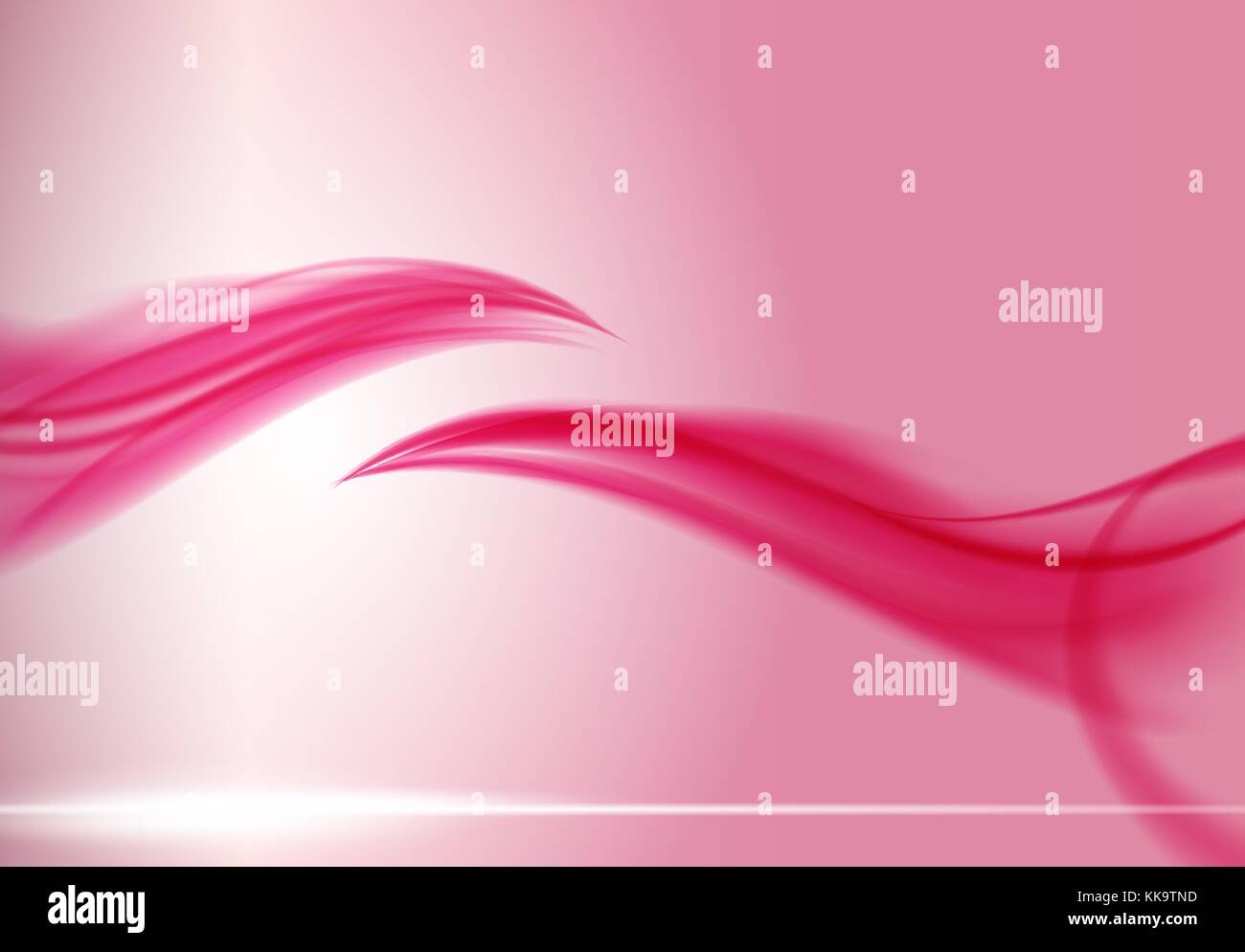 Abstract Pink Wave on Background. Vector Illustration Stock Vector ...