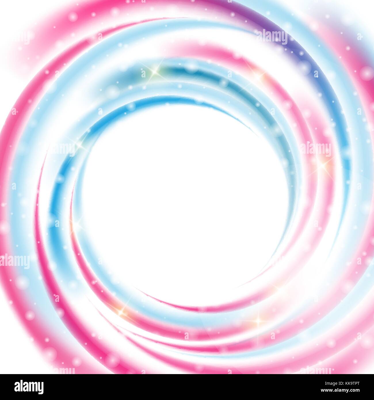 Abstract Blue and Pink Wave on Background. Vector Illustration Stock ...