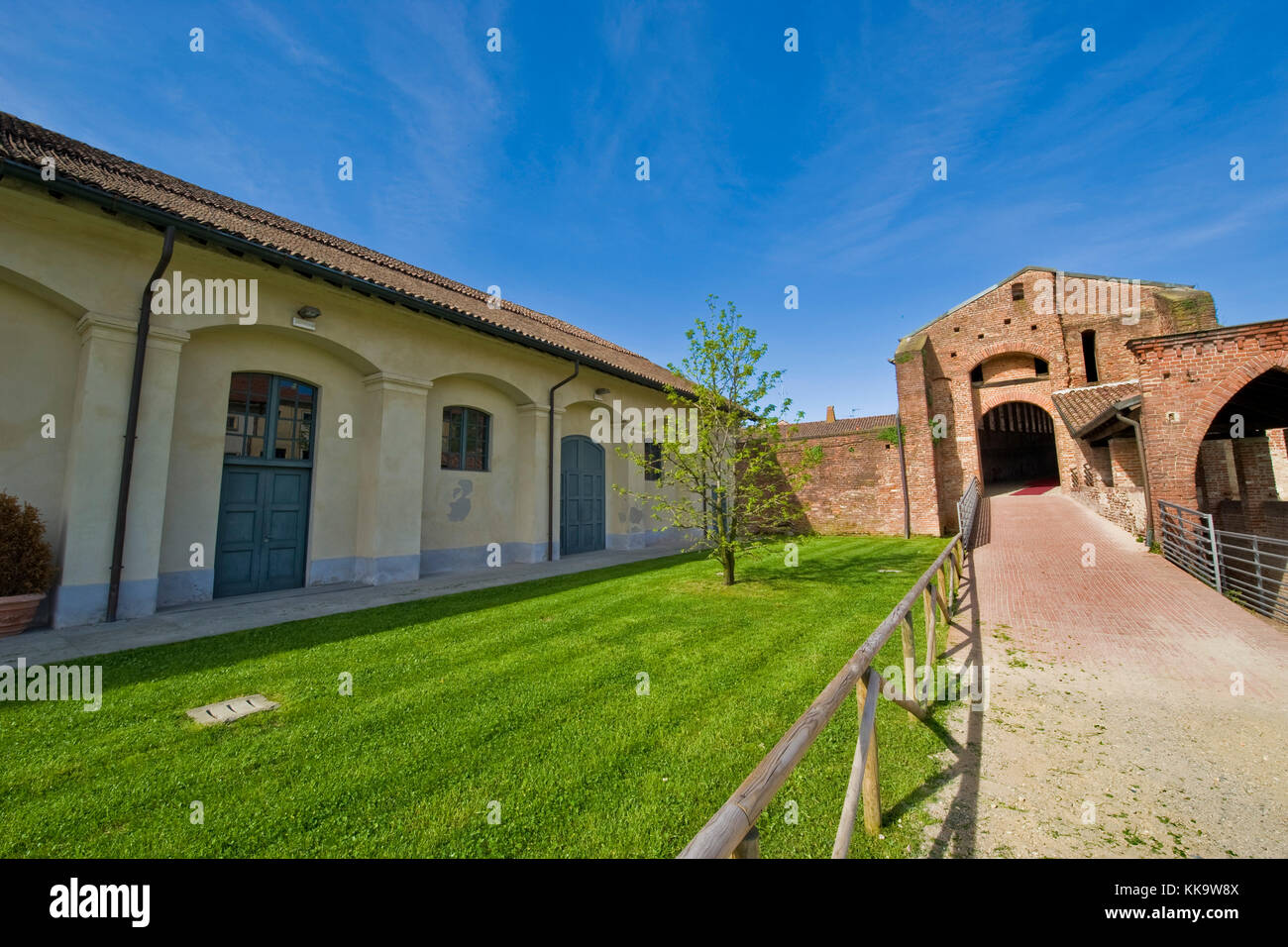 Sforzesco castle, Vigevano, Italy Stock Photo - Alamy