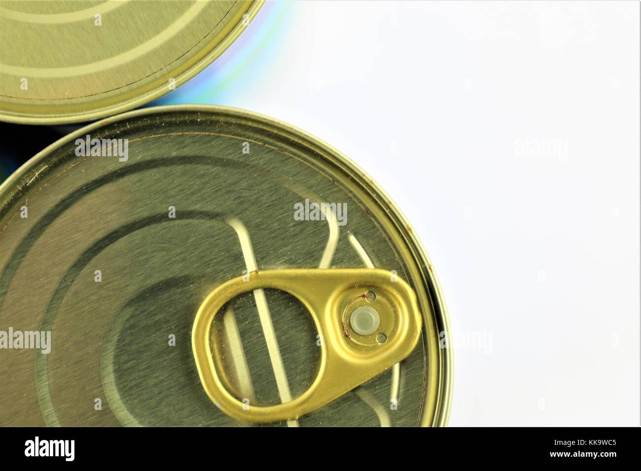 An Image of a tin can with copy space Stock Photo - Alamy