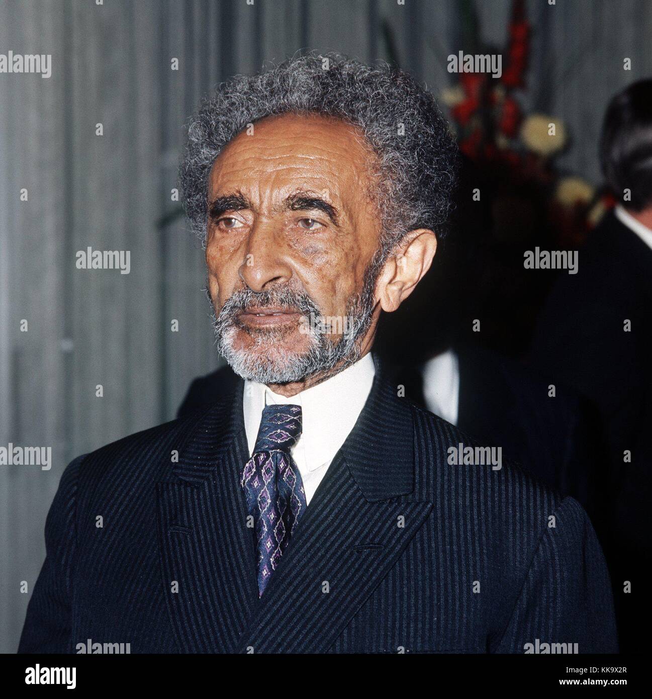 The Ethiopian Emperor Haile Selassie During His Visit In Bonn Pictured