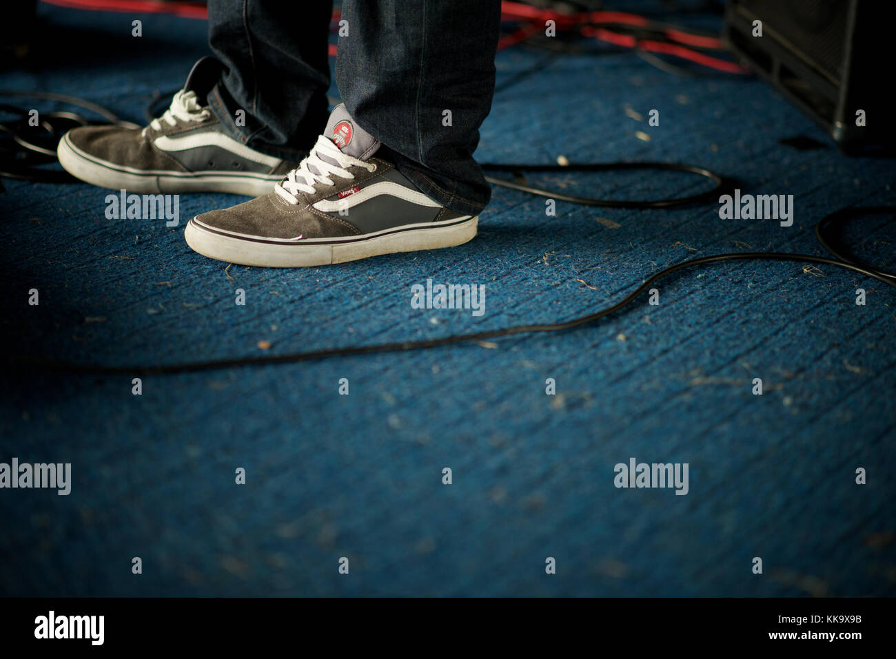 The feet of performers on stage - abstract Stock Photo - Alamy