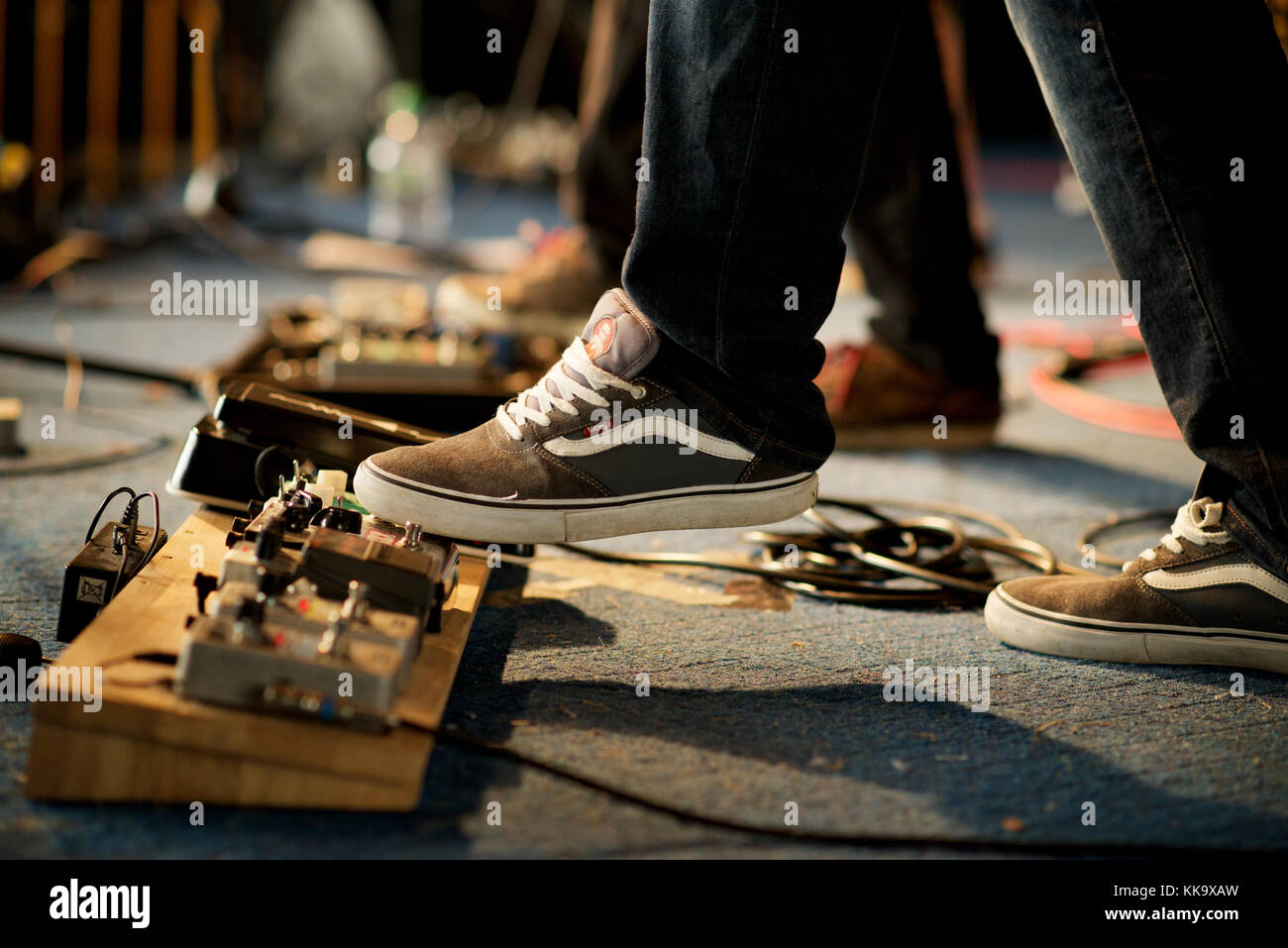 The feet of performers on stage - abstract Stock Photo - Alamy