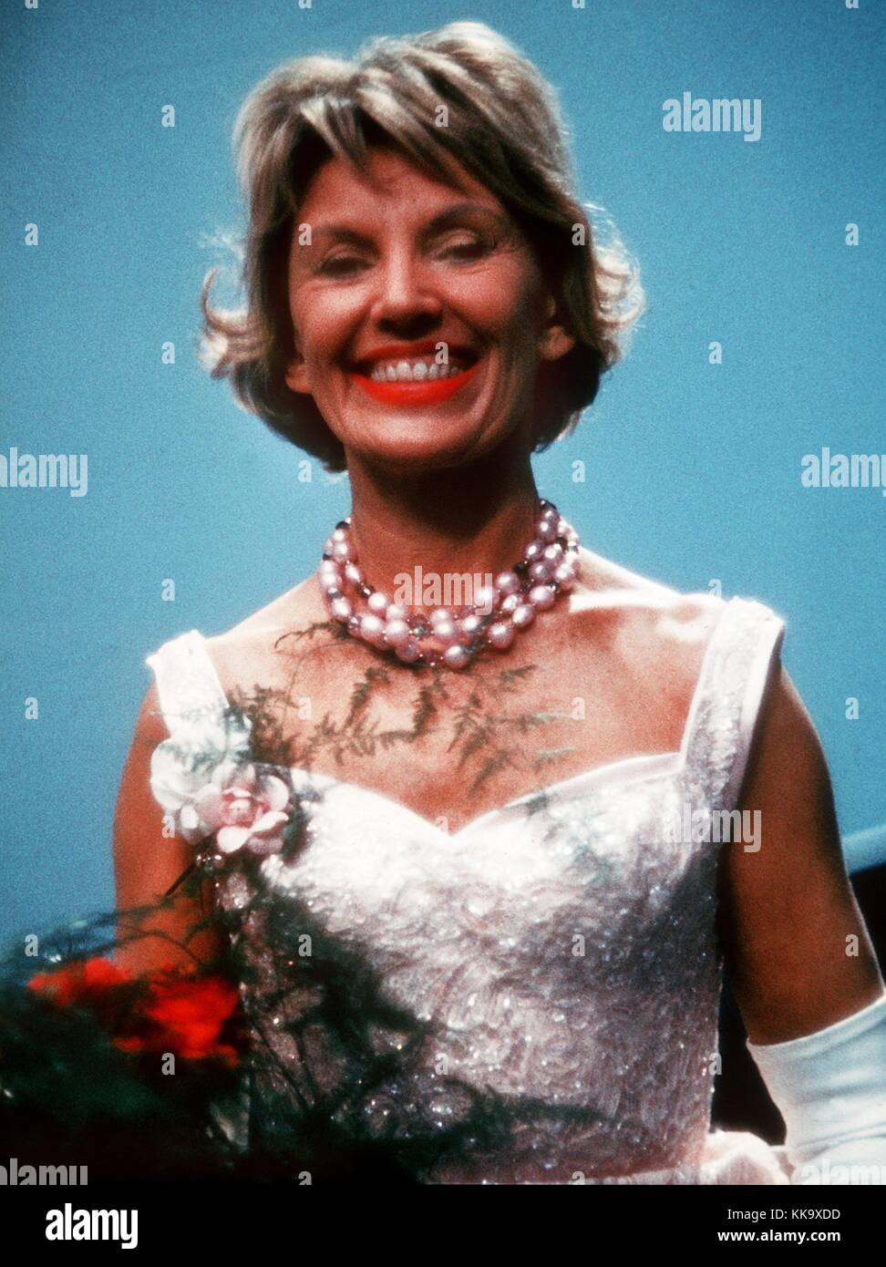 Portrait of Lale Andersen, female German vocalist and actor, famous for ...