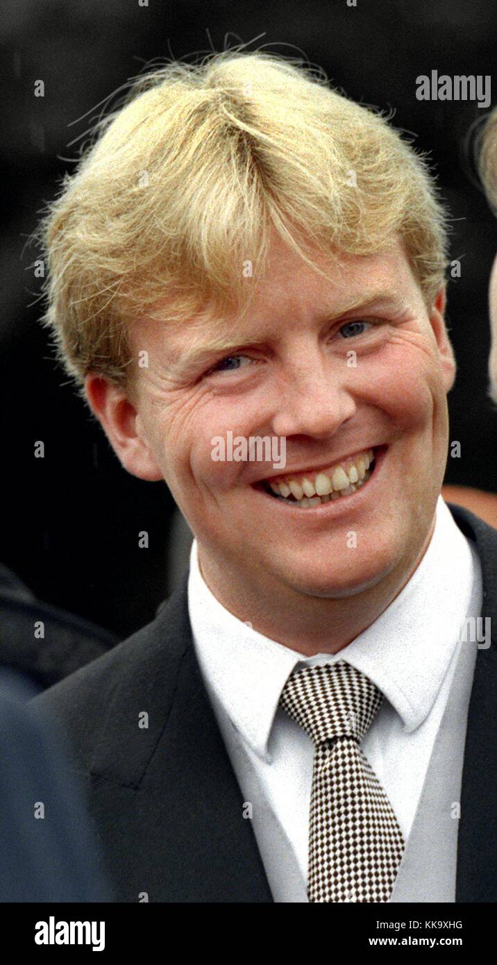 Portrait of Crown Prince Willem Alexander, pictured on 30th May 1998 ...
