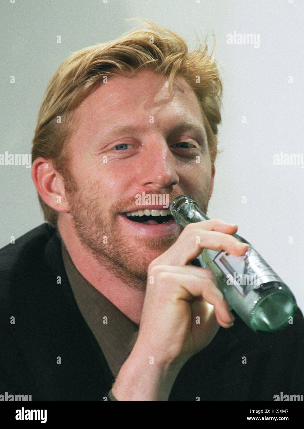 Portrait of Boris Becker, German tennis professional, pictured on 15th ...