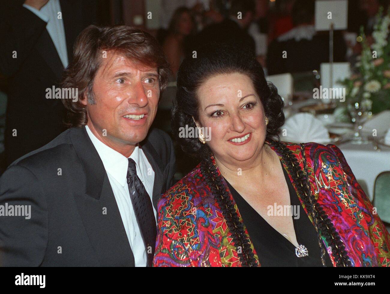 Spanish opera singer Montserrat Caballé, born on 12 April 1933 in ...